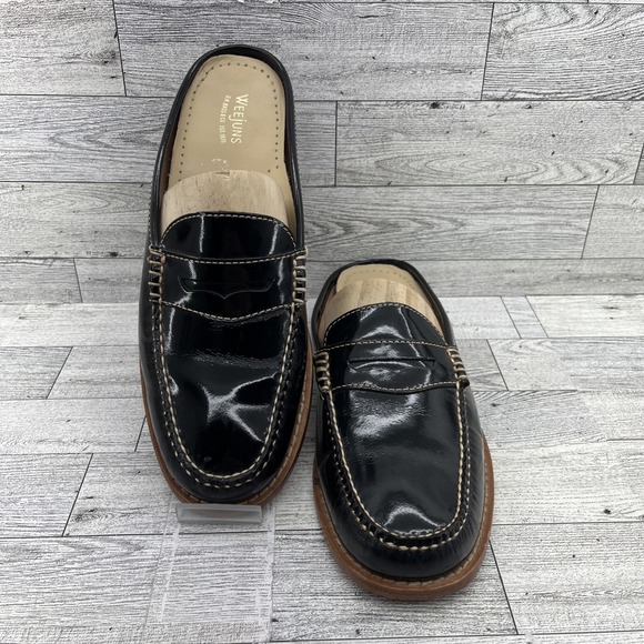 G.H. Bass & Co. | Shoes | Gh Bass Weejuns Black Patent Leather Penny ...